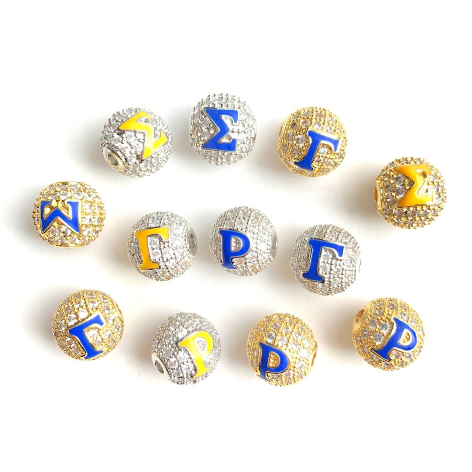 Greek Letters Beads – Charms Beads Beyond Limited